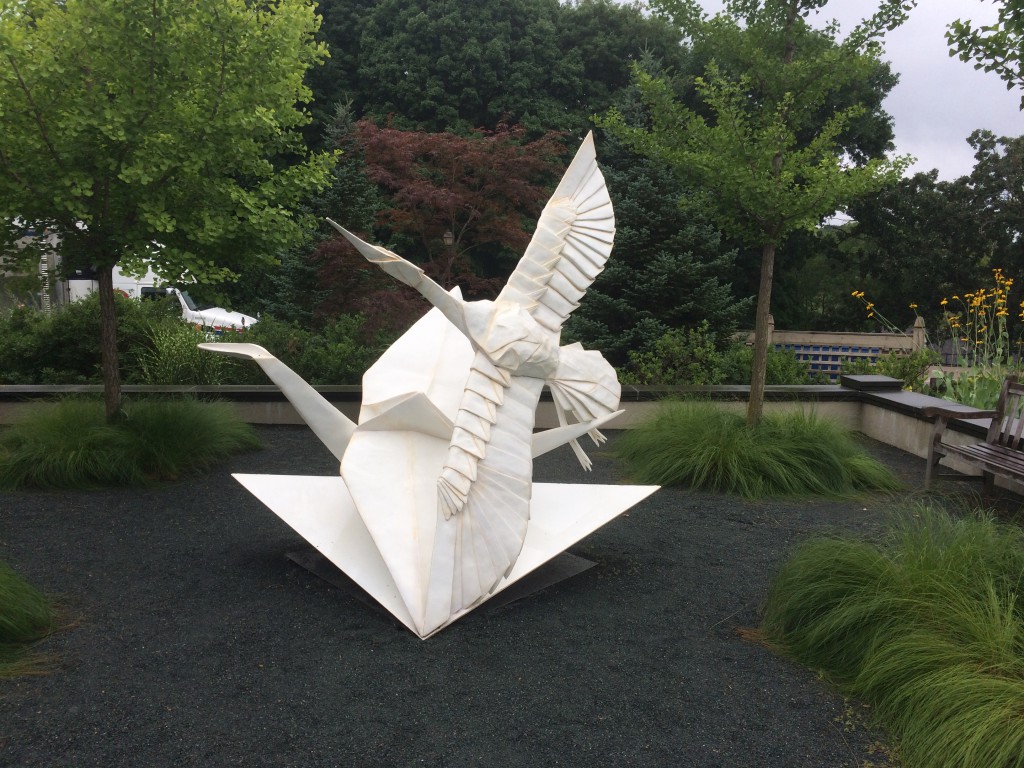 Origami in the Garden